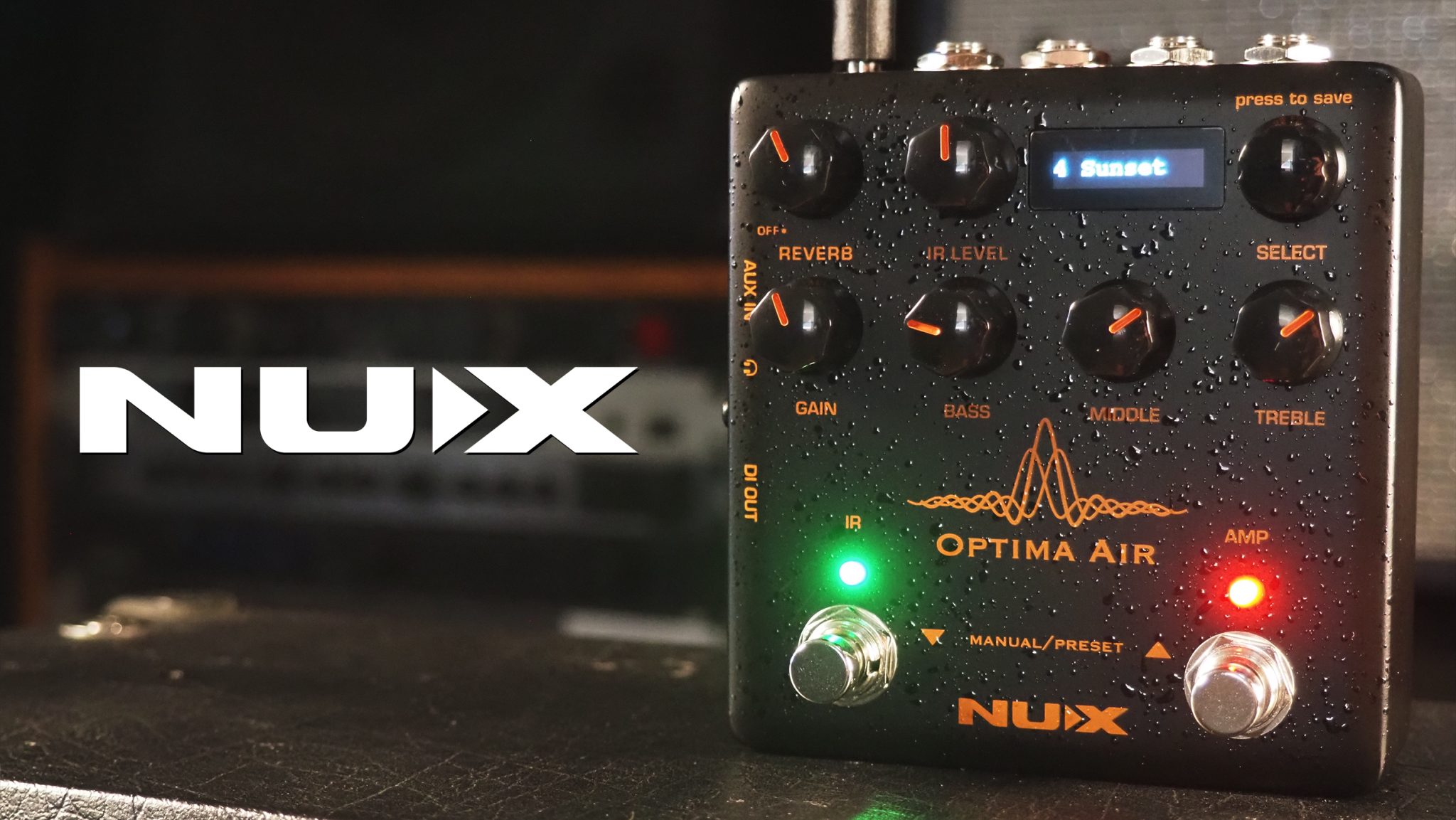 NUX NAI-5 Optima Air Dual-Switch Acoustic Guitar Simulator - Pedal of ...