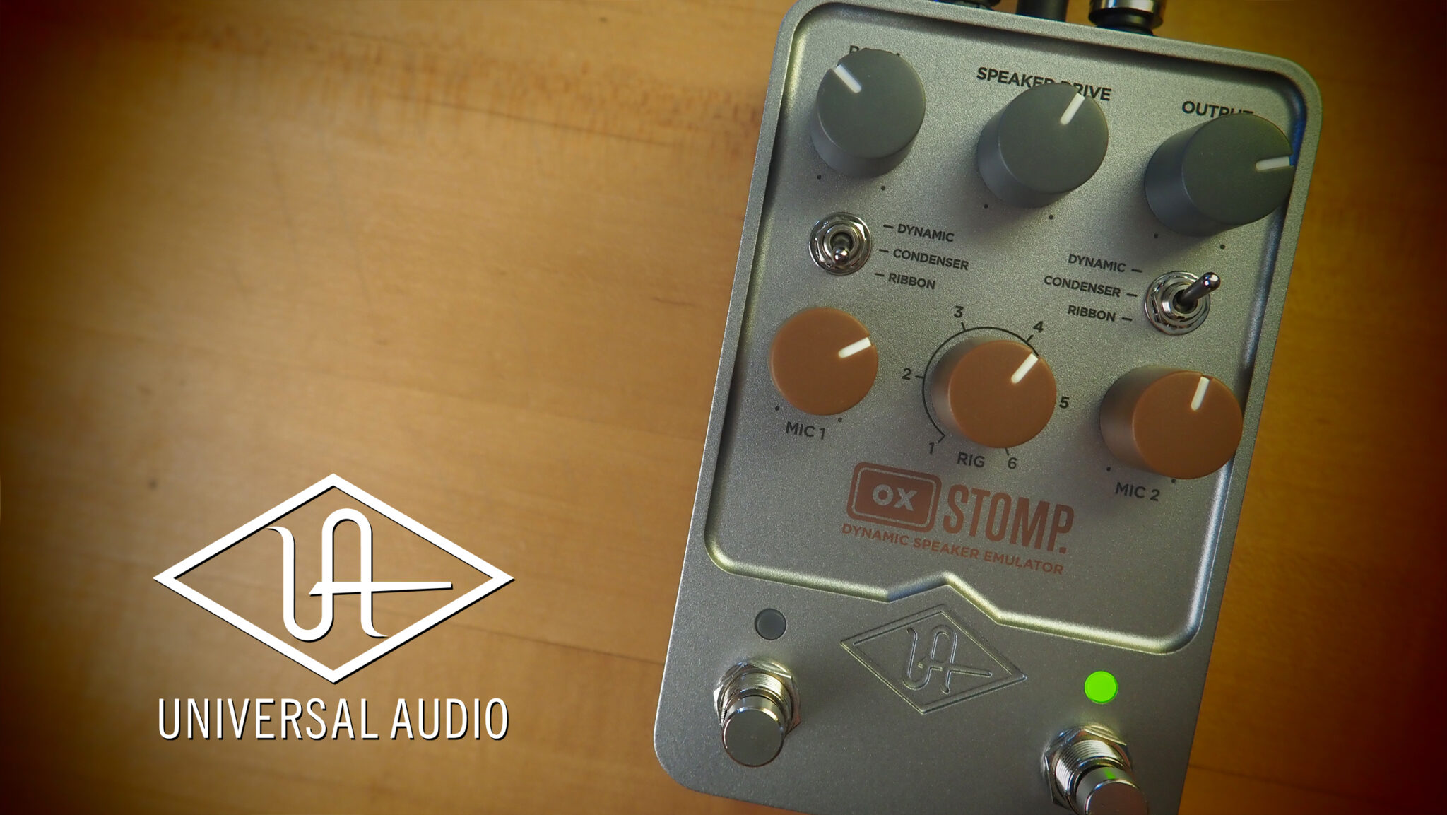 Universal Audio OX Stomp Dynamic Speaker Emulator - Pedal of the Day