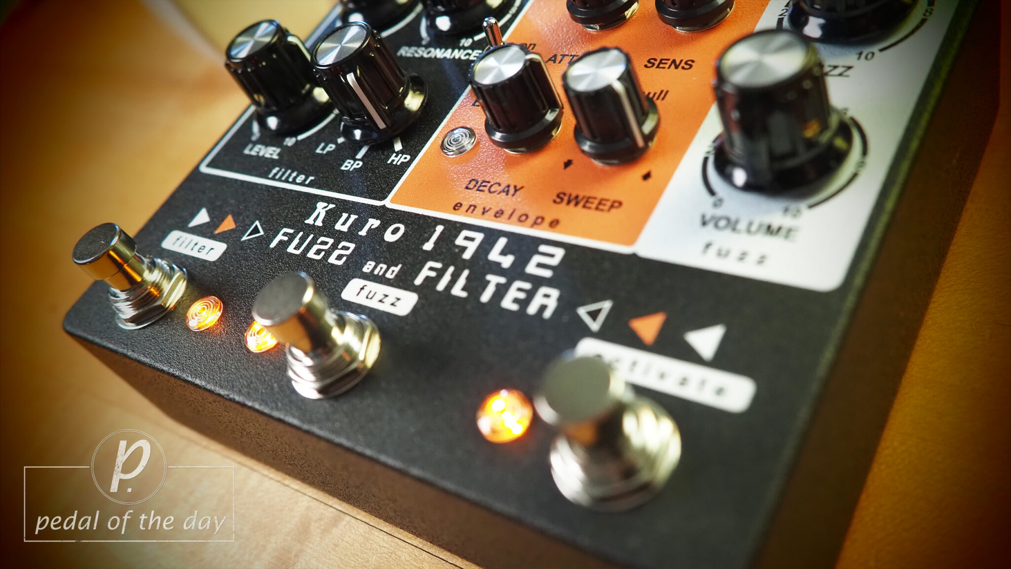 Kuro Custom Audio 19 42 Fuzz and Filter - Pedal of the Day