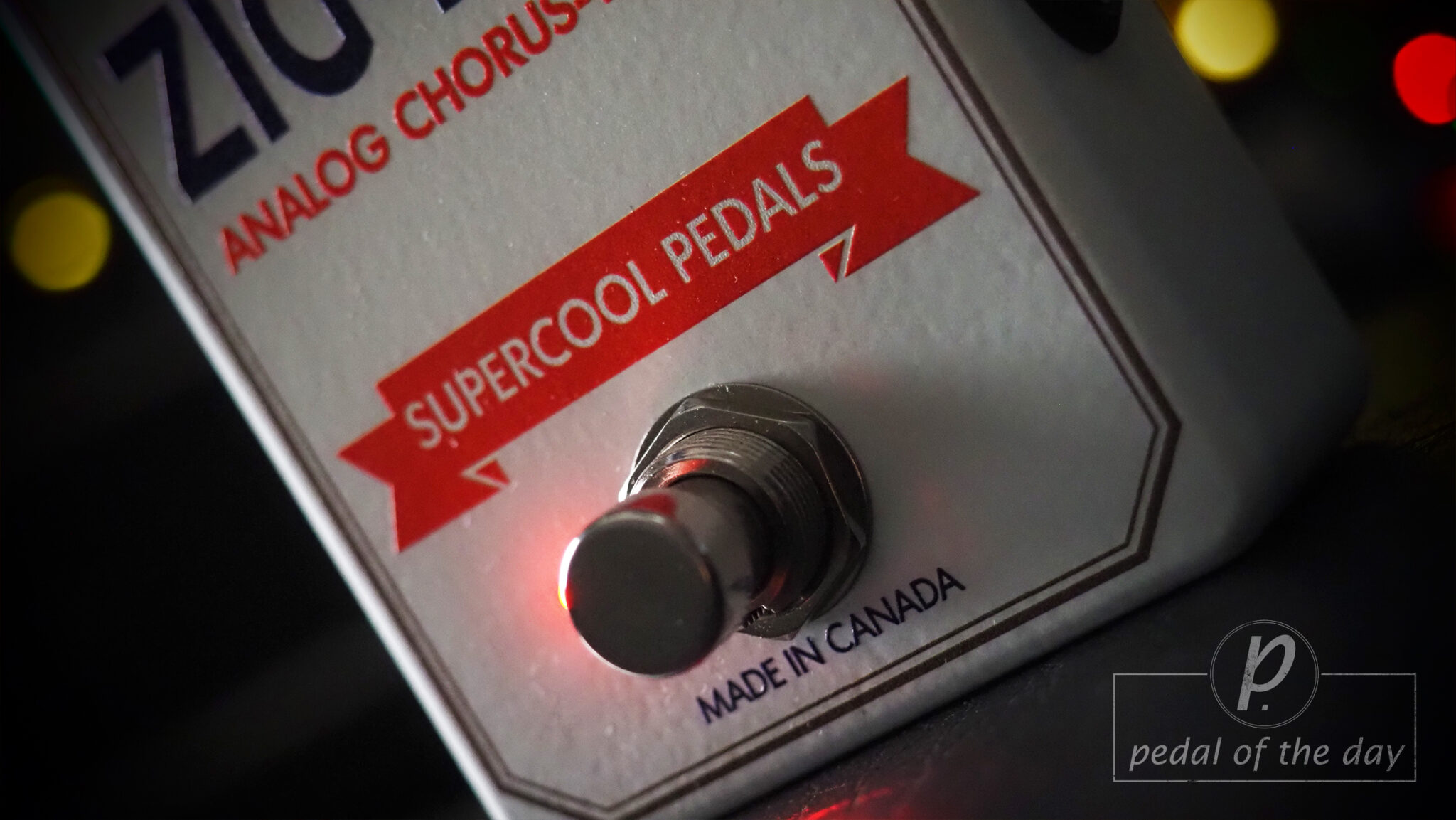Supercool Pedals Zig-Zag Analog Chorus-Vibrato 3 - Pedal of the Day
