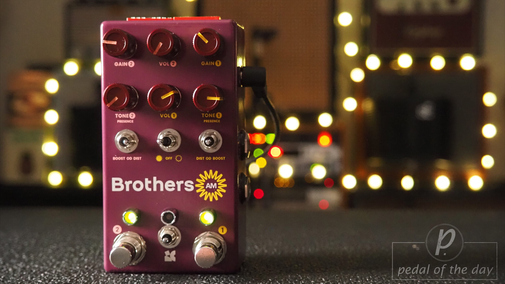 Chase Bliss / Analog Man Brothers AM Dual Overdrive Distortion Boost 1 ...
