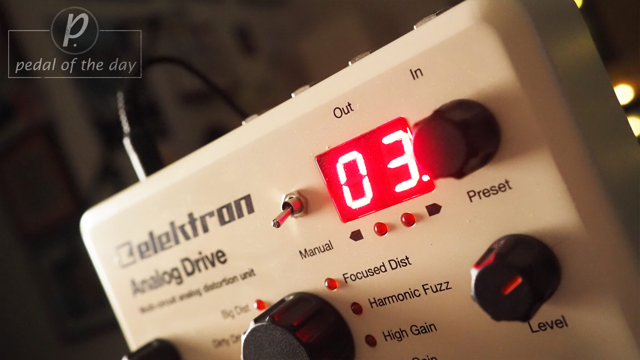Elektron Analog Drive Multi-Circuit Boost Overdrive Distortion 6 ...