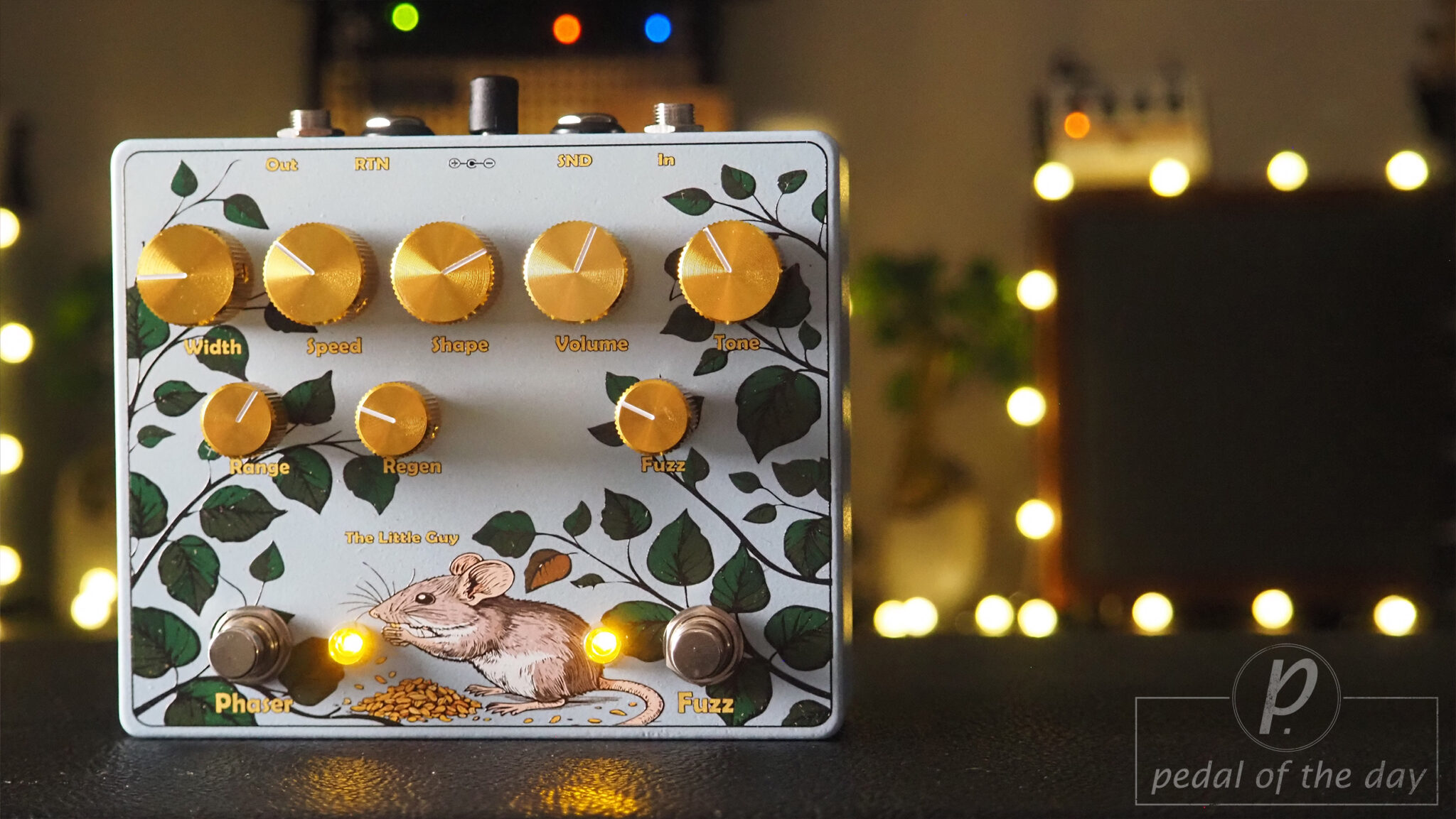 Monger Pedals The Little Guy Fuzz-Phaser 1 - Pedal of the Day