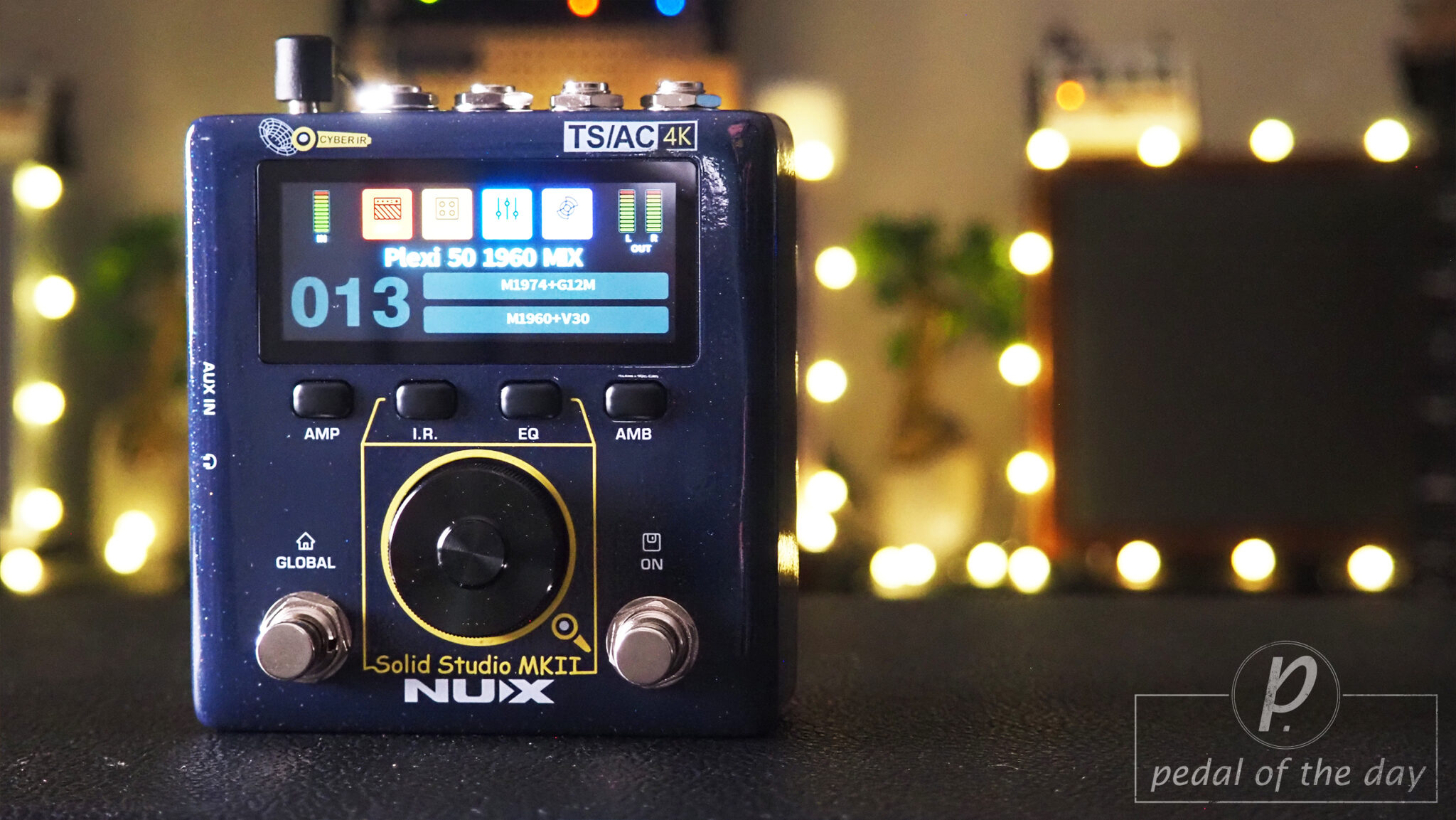 NUX Solid Studio MKII Preamp Power Amp Simulator & IR Loader 1 - Pedal ...
